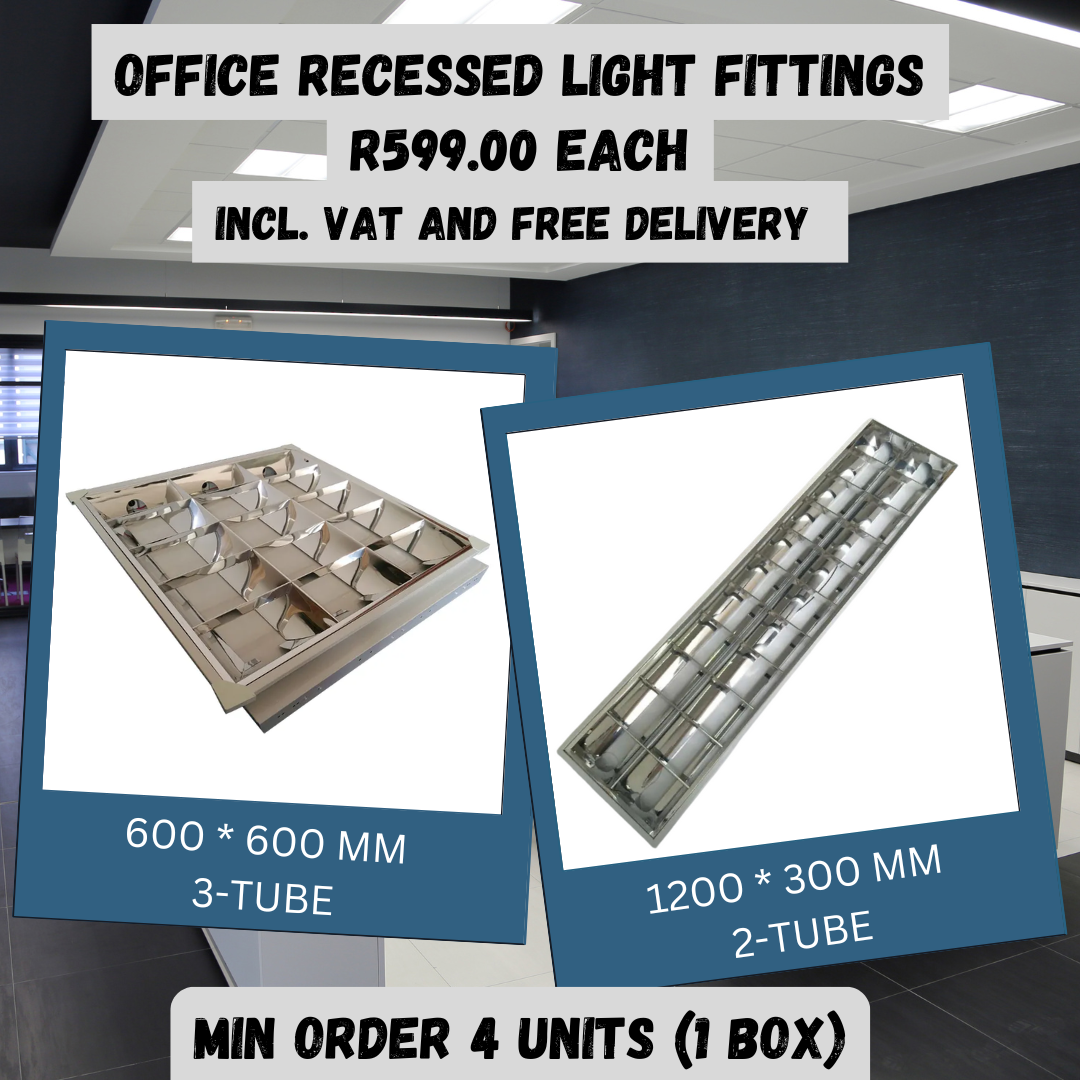 Recessed Office Ceiling Light Fitting