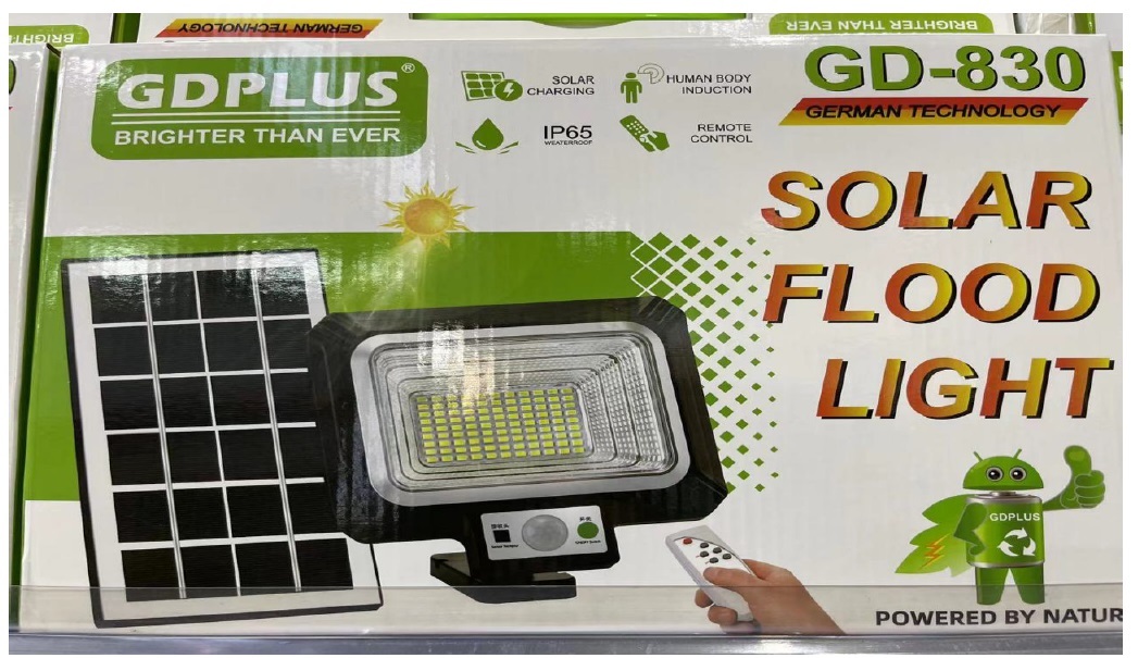 30W MOTION SENSOR SOLAR LIGHT WITH REMOTE, Solar Wall light